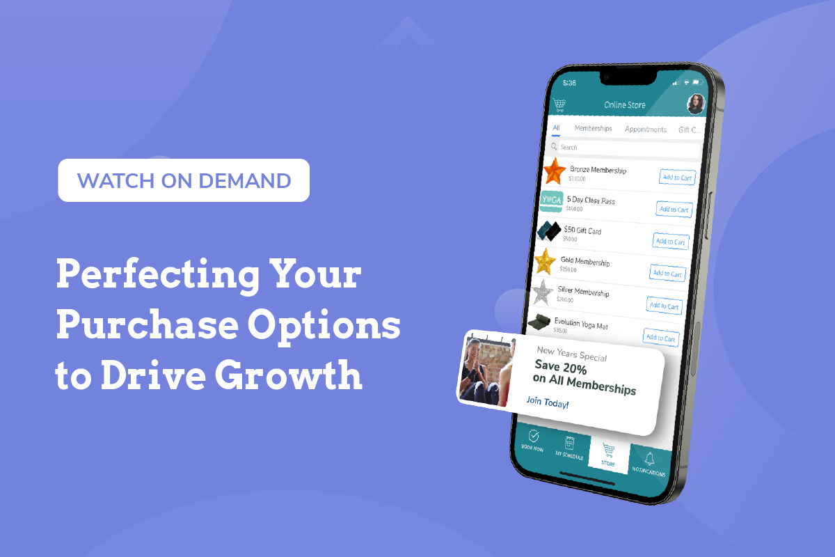 Perfecting Your Purchase Options to Drive Growth - WellnessLiving